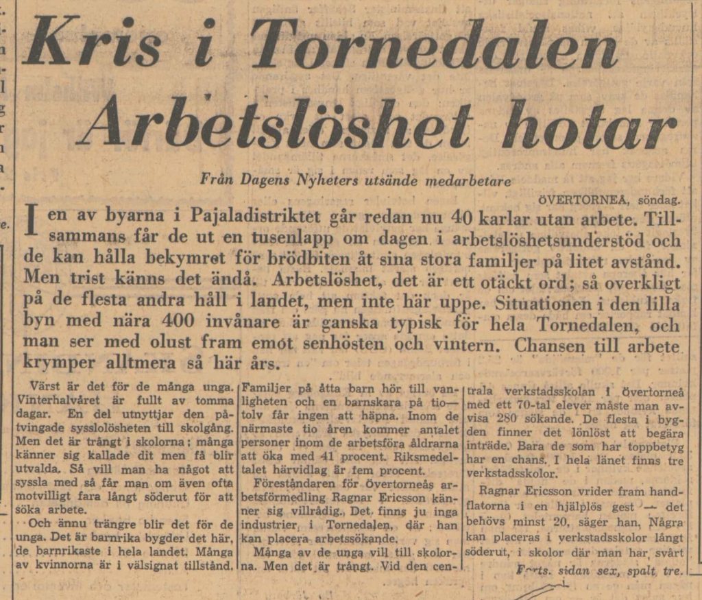 Tornedalingar i Sverige - Forum för levande historia