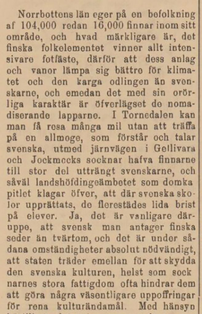 Tornedalingar i Sverige - Forum för levande historia